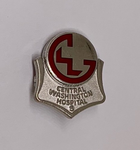 Vtg Central Washington Hospital Sterling Silver 5 Year Service Award ...