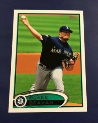 2012 Topps # 168 BLAKE BEAVAN ROOKIE RC Seattle Mariners Great Card ...