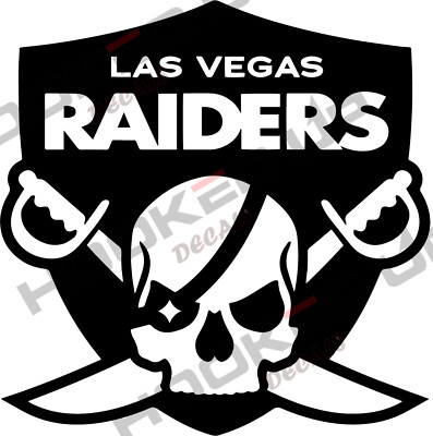 Las Vegas Raiders Shield Vinyl Transfer Decal | eBay