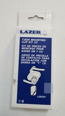 Lazer T-Bar Mounting Clip Kit (3) LZR207 | eBay