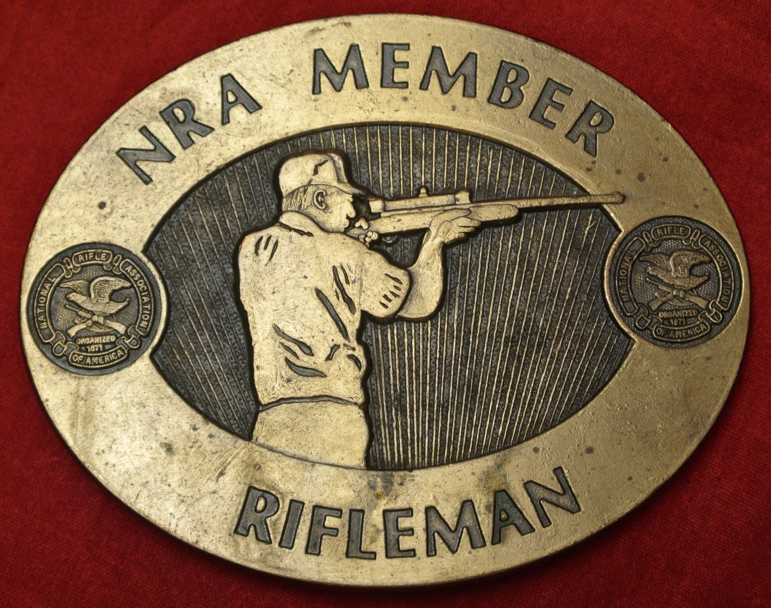 Vintage NRA MEMBER RIFLEMAN-National Rifle Assoc. of … - Gem