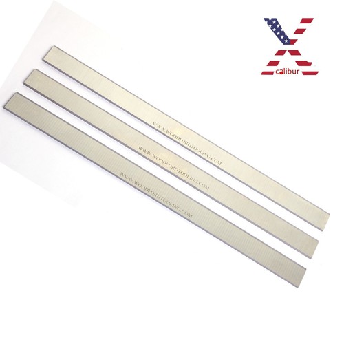 HSS Planer Blades 12 1/2 x 11/16 Woodmaster 712 Craftsman 12 & More (3 ...