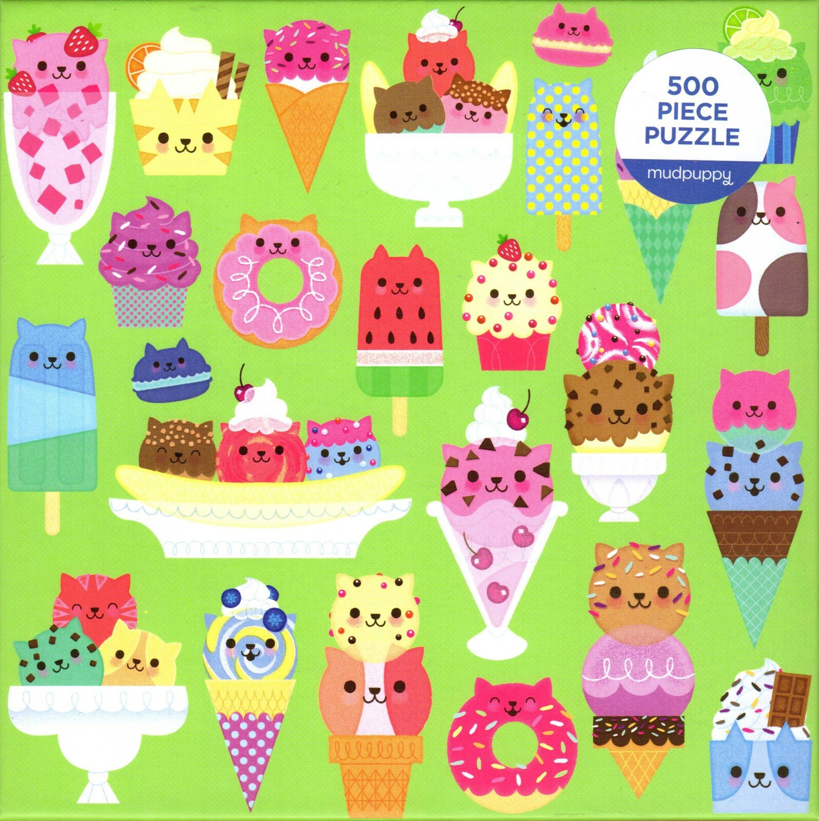 Cat Café 500 Piece Puzzle - Kat Uno | eBay