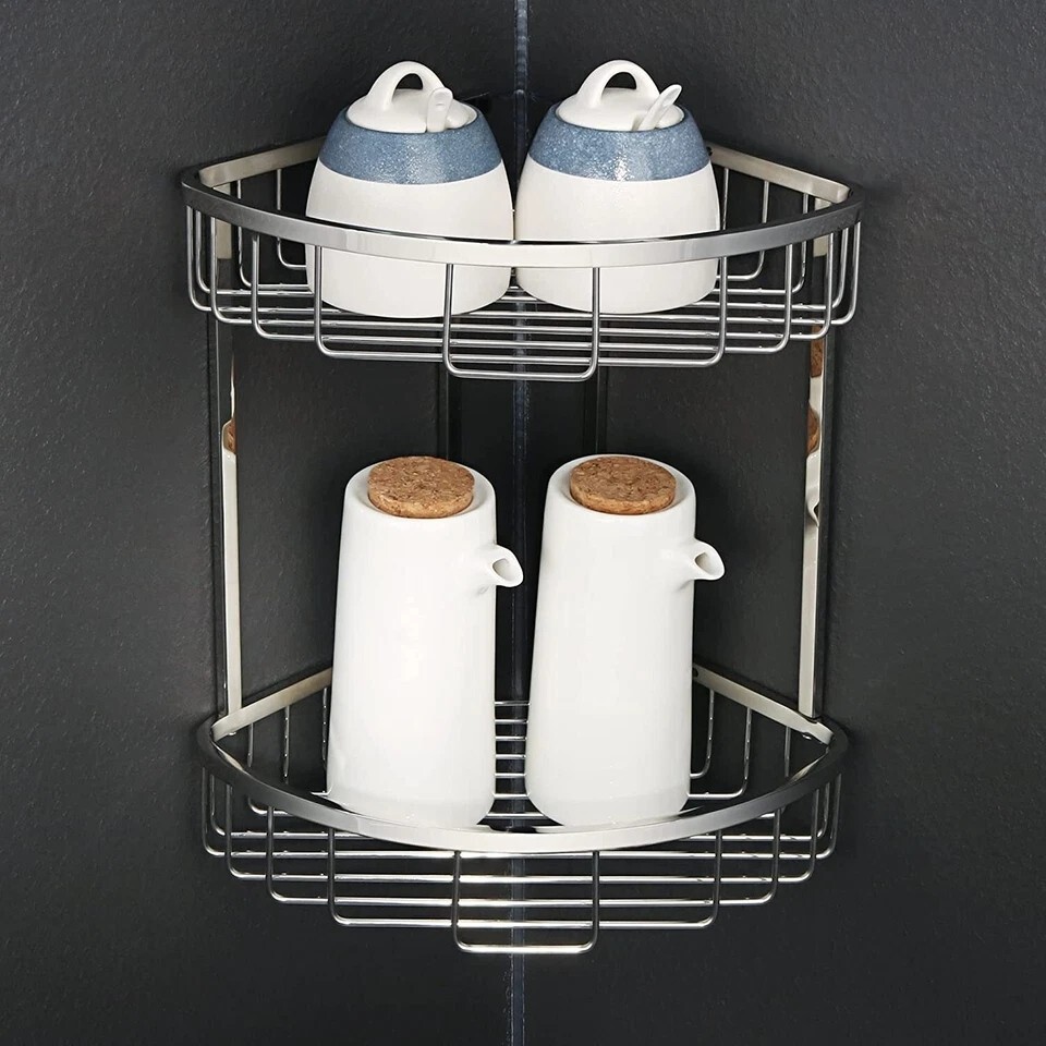 Hanging Over Door Screen Shower Caddy Bathroom Storage Rack Tidy Modern ...