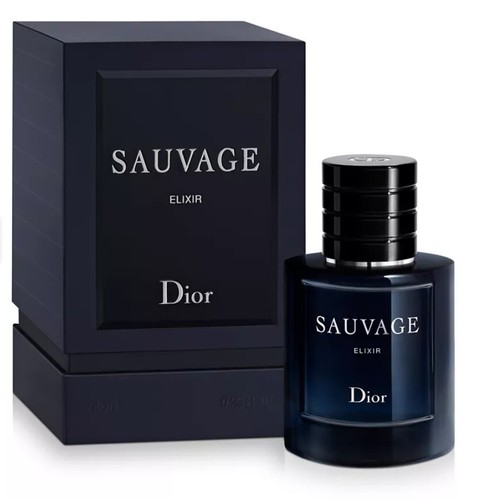 DIOR SAUVAGE ELIXIR 0.25 fl oz/ 7.5 ml miniature splash NEW in box ...
