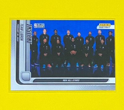 2022-23 Panini Instant Team Photo NBA ALL-STARS 1/456 SP Team LeBron ...