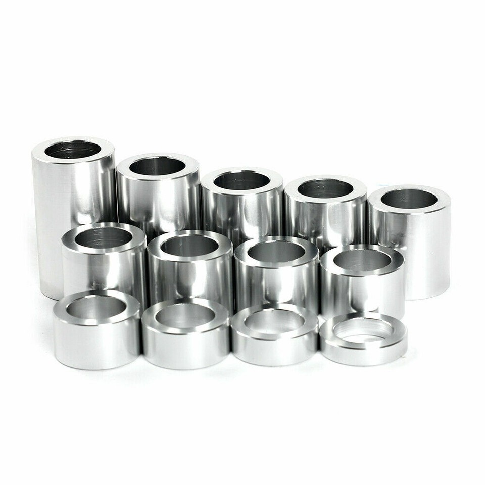 13 pcs Wheel Axle Spacers For Dyna Sportster Softail Touring 3/4" ID 1 ...