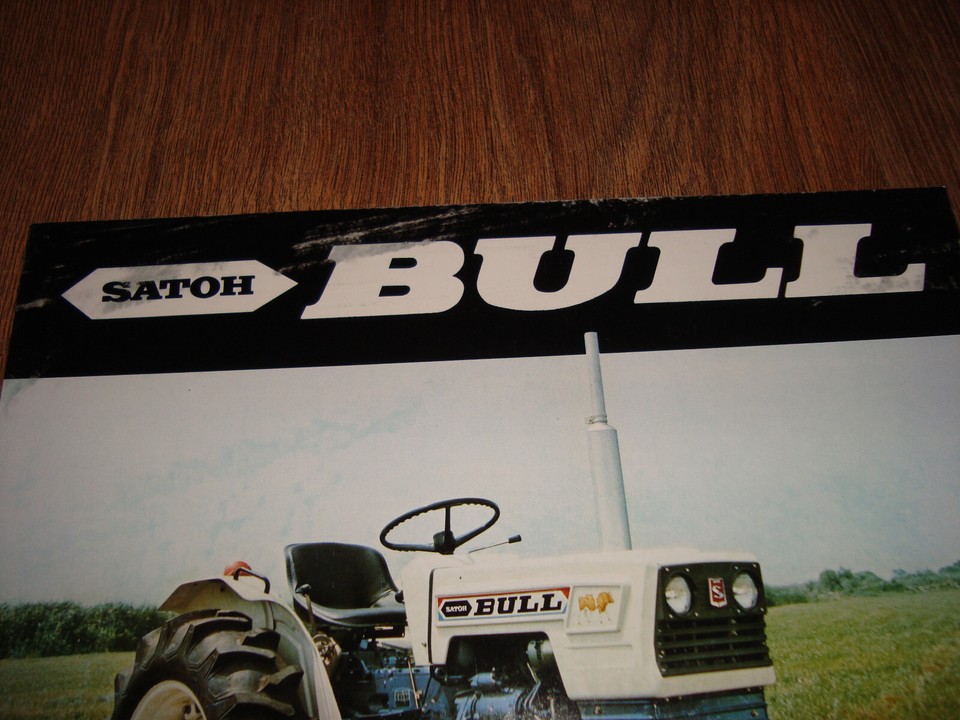 Satoh Bull Diesel 25 HP Tractor Brochure | eBay