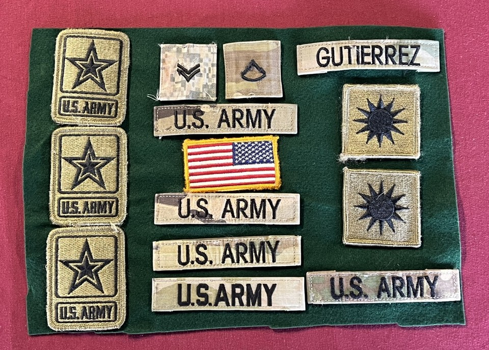 United States Army Patches 14 Patch Lot | eBay