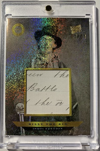 2024 PIECES OF THE PAST 1800’s EDITION Billy The Kid Relic Space / 1 ...