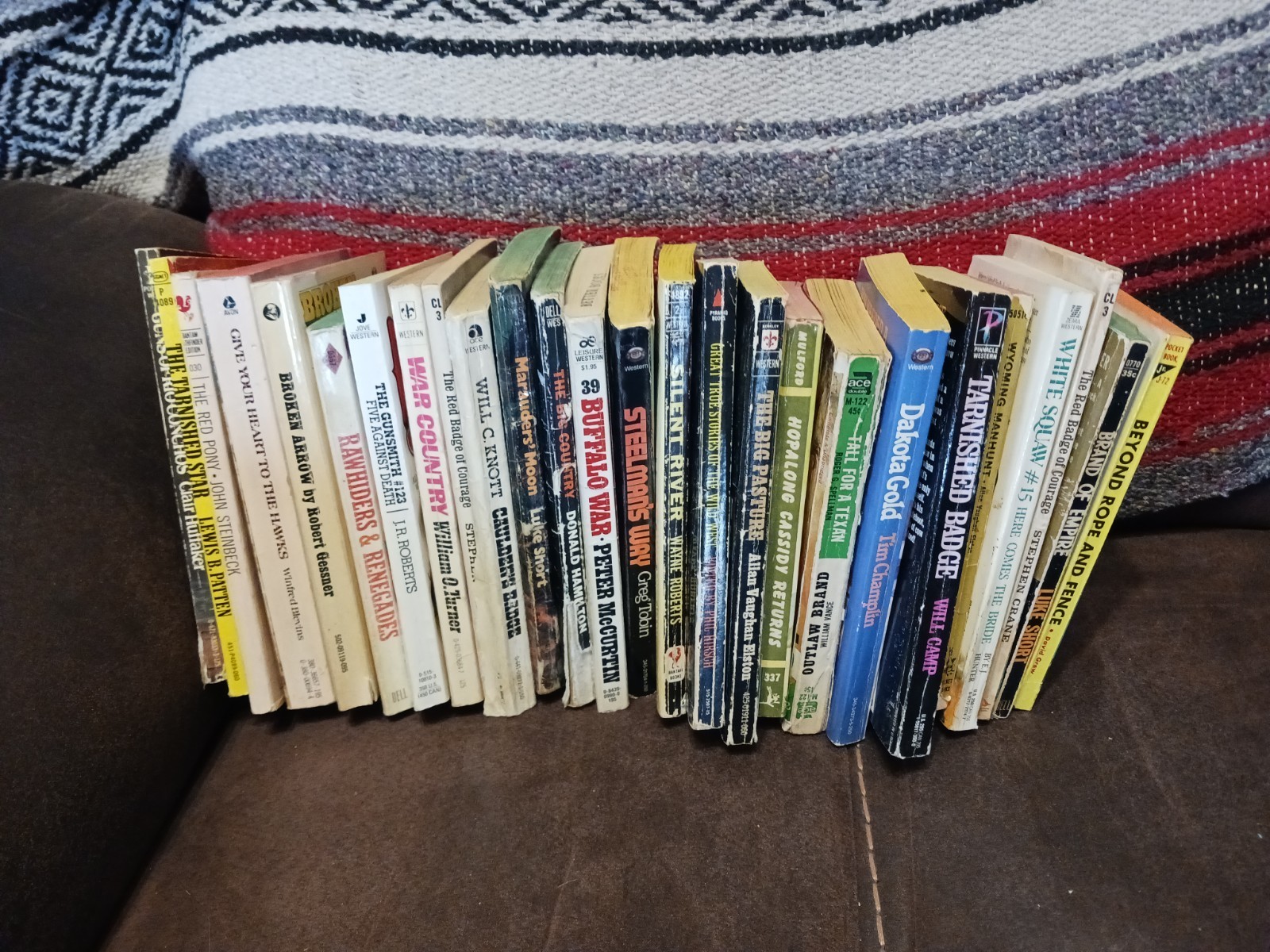 Lot of 26 Vintage Paperback Books Novels Western Adventure Used Various ...