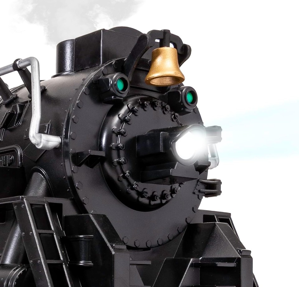 Polar Express Toy Train Set W/ Bluetooth Locomotive Lights Smoke Xmas ...