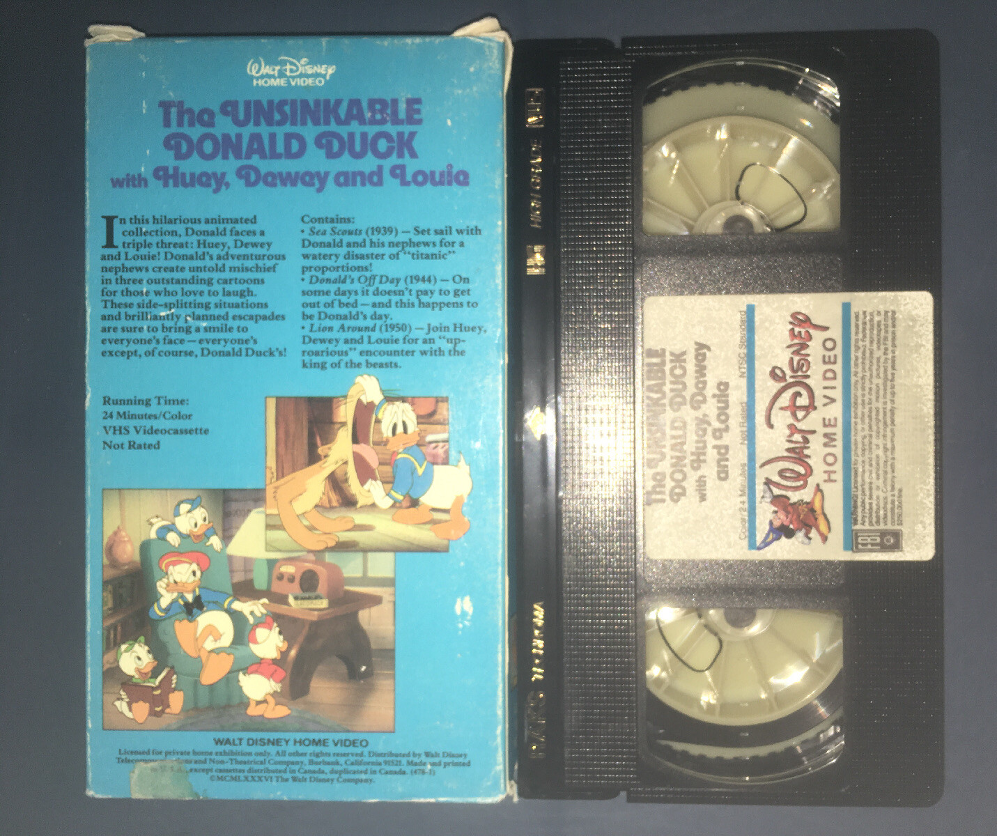 The Unsinkable Donald Duck (VHS, 1986) Disney 12257478037 | eBay.de
