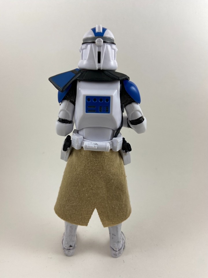 Custom Star Wars 6in Black Series Commander Vill Figure clone trooper ...
