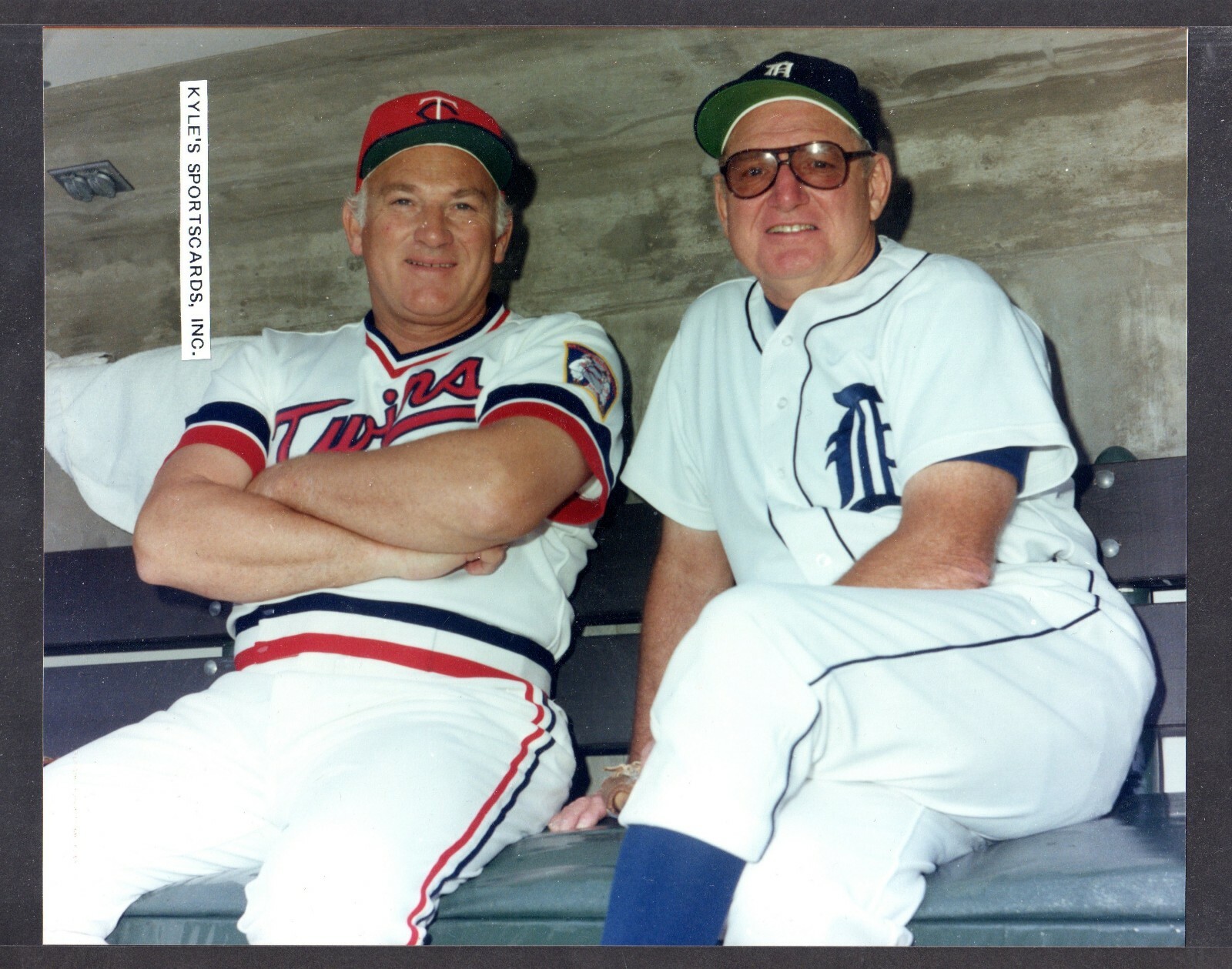 George Kell & Harmon Killebrew 8 x 9-7/8 ORIGINAL COLOR SNAPSHOT PHOTO ...