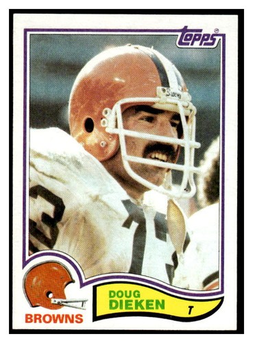 1982 Topps #62 Doug Dieken Cleveland Browns Excellent | eBay