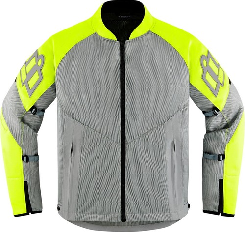 ICON Mesh AF Jacket Hi-Vis/Gray Men's XL 2820-5947 | eBay