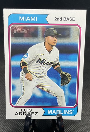 2023 Topps Heritage #615 Luis Arraez - Miami Marlins | eBay