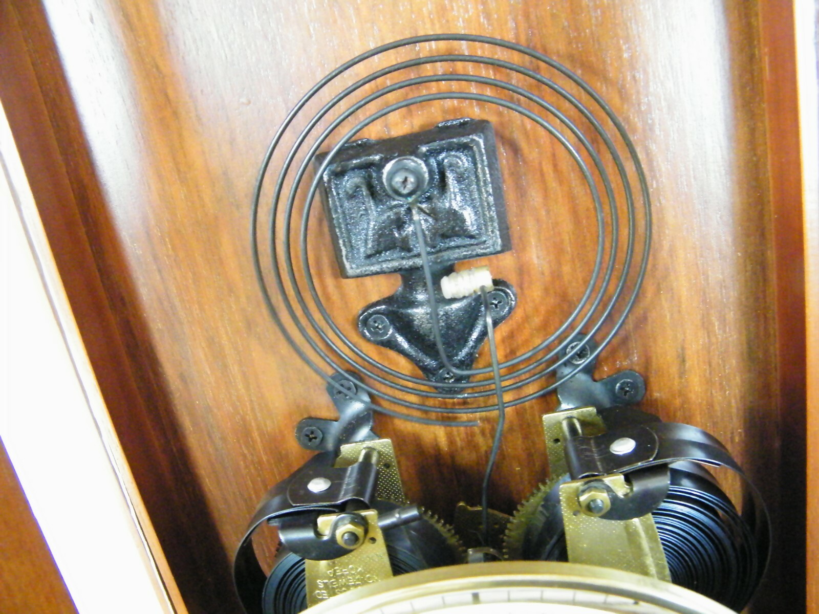 32" ITF WOOD WALL CLOCK GARDENA CALIFORNIA KEY CHIMES | eBay