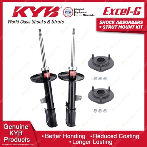 Pair Rear KYB Shock Absorbers Strut Mount Kit for Lexus ES300 MCV20 ...