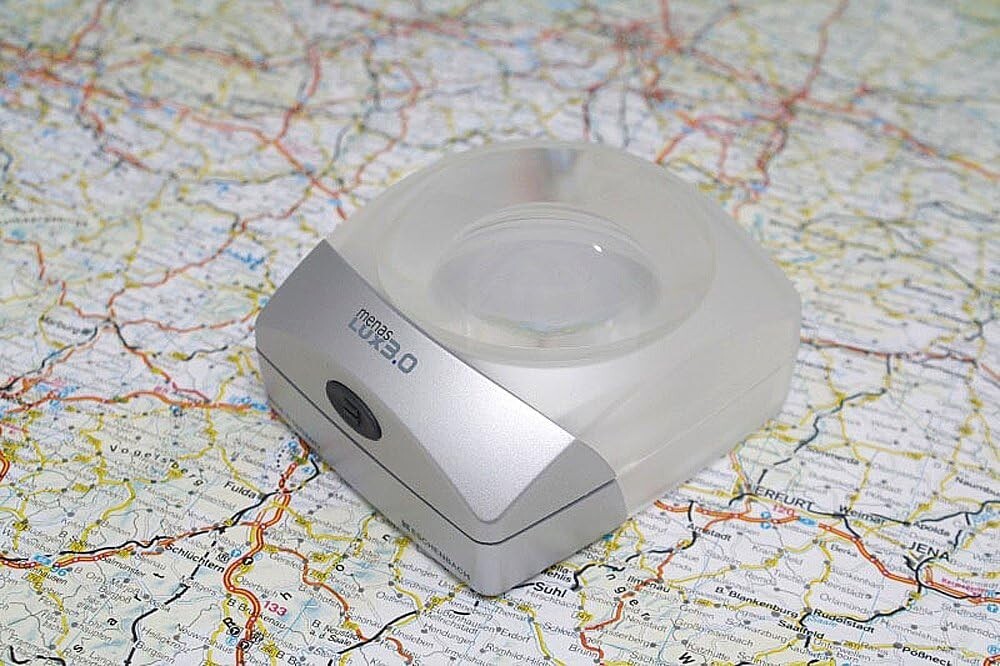 ESCHENBACH Desk loupe Menasulks Magnifier 3x with LED light 1438-30 New ...