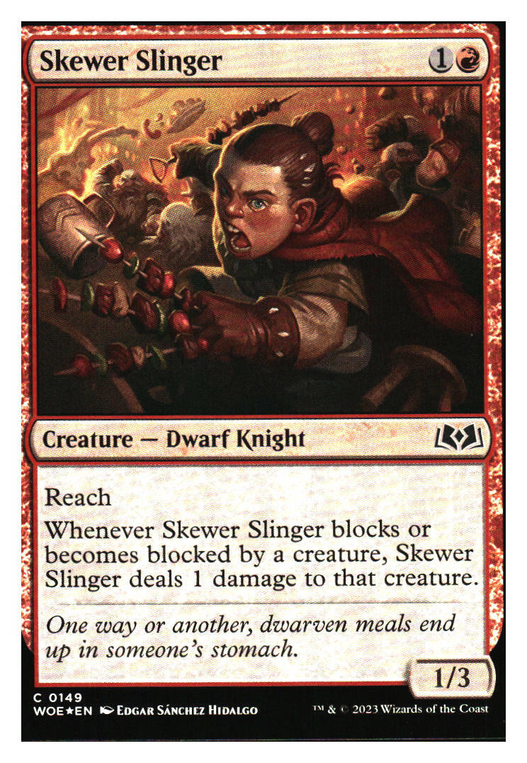Skewer Slinger (Foil) Wilds ofEldraine MTG - NM+ | eBay