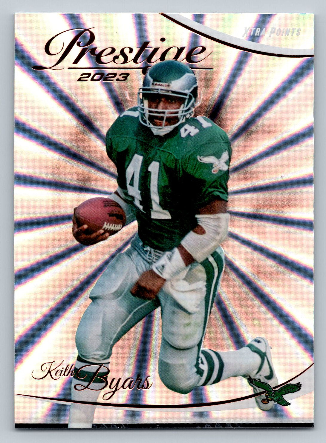 2023 Panini Prestige Keith Byars #241 Sunburst Parallel - Philadelphia ...