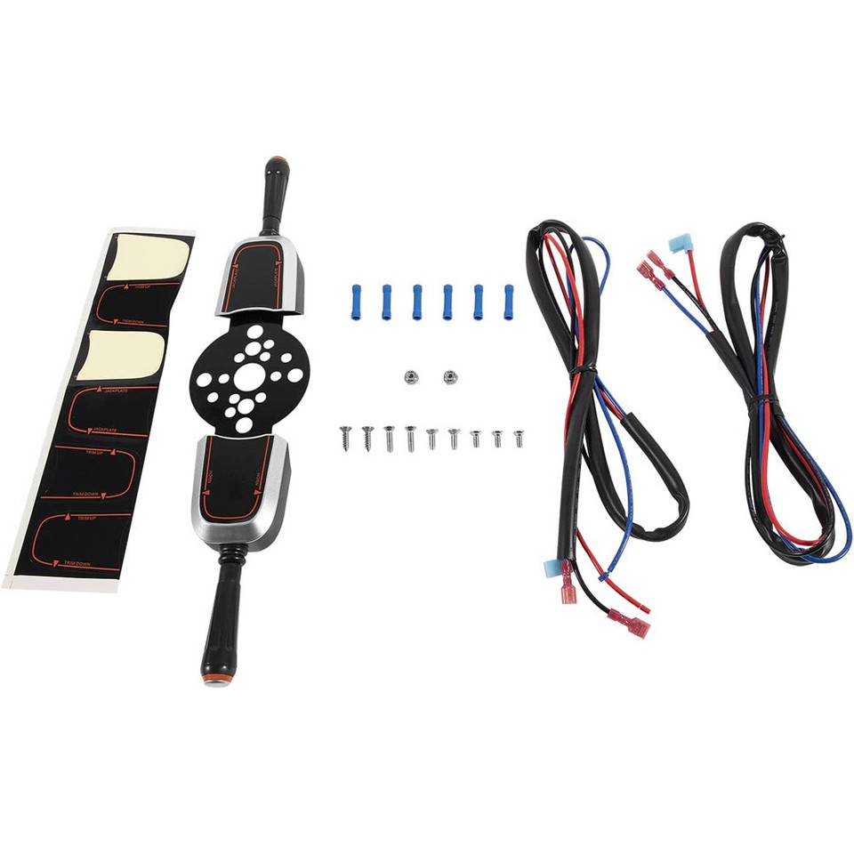 Dual Blinker Style Trim Steering Control Dual Switch Trim/Plug Plate ...