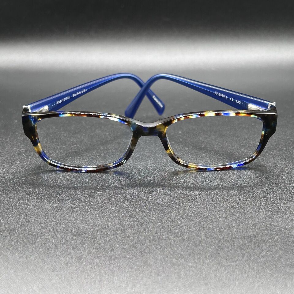 Elizabeth Arden EA6060-1 Eyeglasses Frame Blue Tort Flex 53-16-135 Used ...