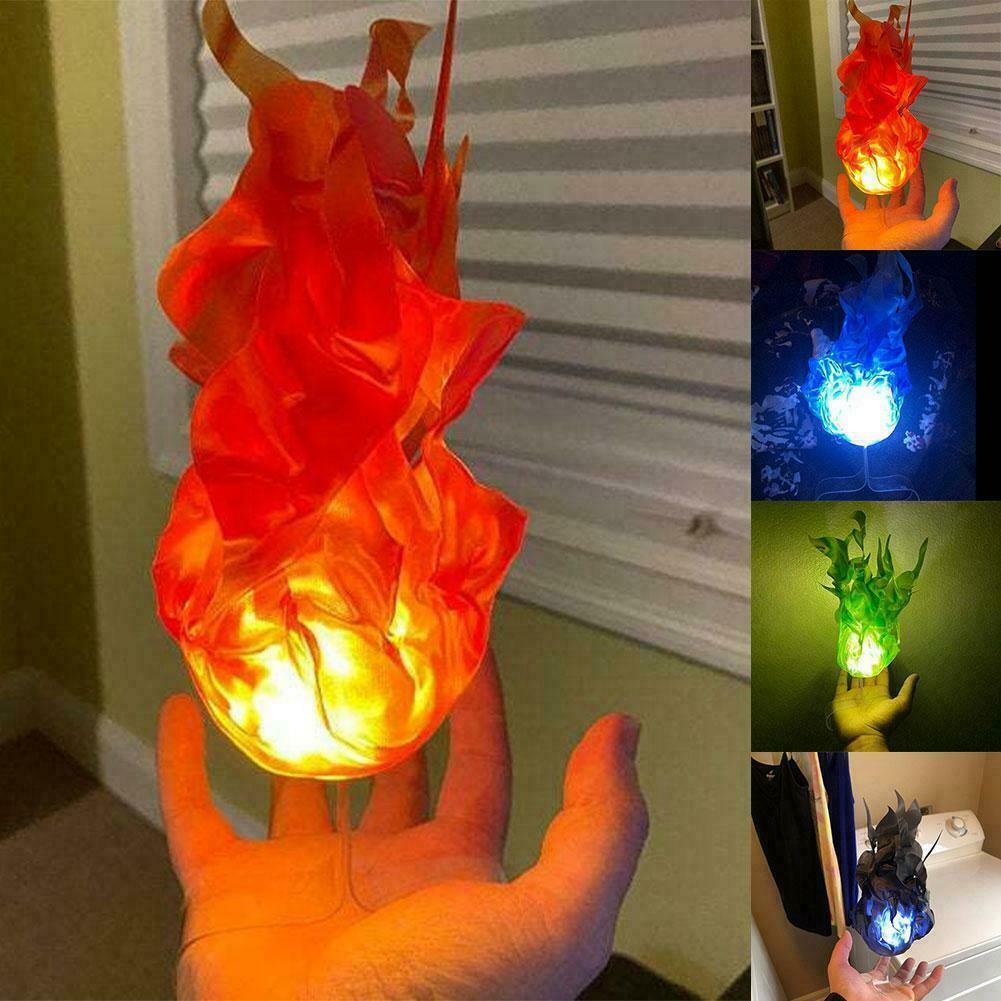 Simulation Floating Fireball Lamp Artificial Fire Flame with Clear ...