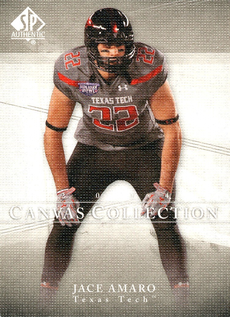 CANVAS-COLLECTION Jace Amaro INSERT-RC Texas Tech RED-RAIDERS | eBay