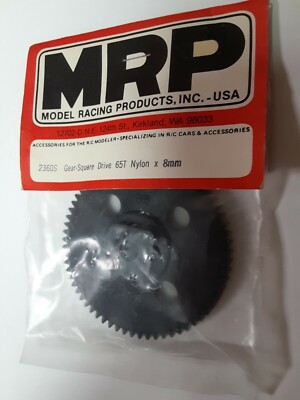 NOS Rare MRP 2360S SPUR GEAR - Square Drive 65T Nylon 8mm RC500 Delta 1 ...
