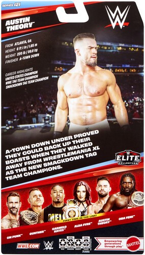 Mattel Collectible - WWE Elite Collection 6" Austin Theory Action ...