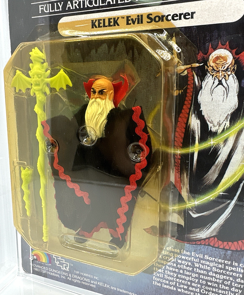 Vtg LJN Advanced Dungeons & Dragons Kelek Evil Sorcerer Acrylic Case ...