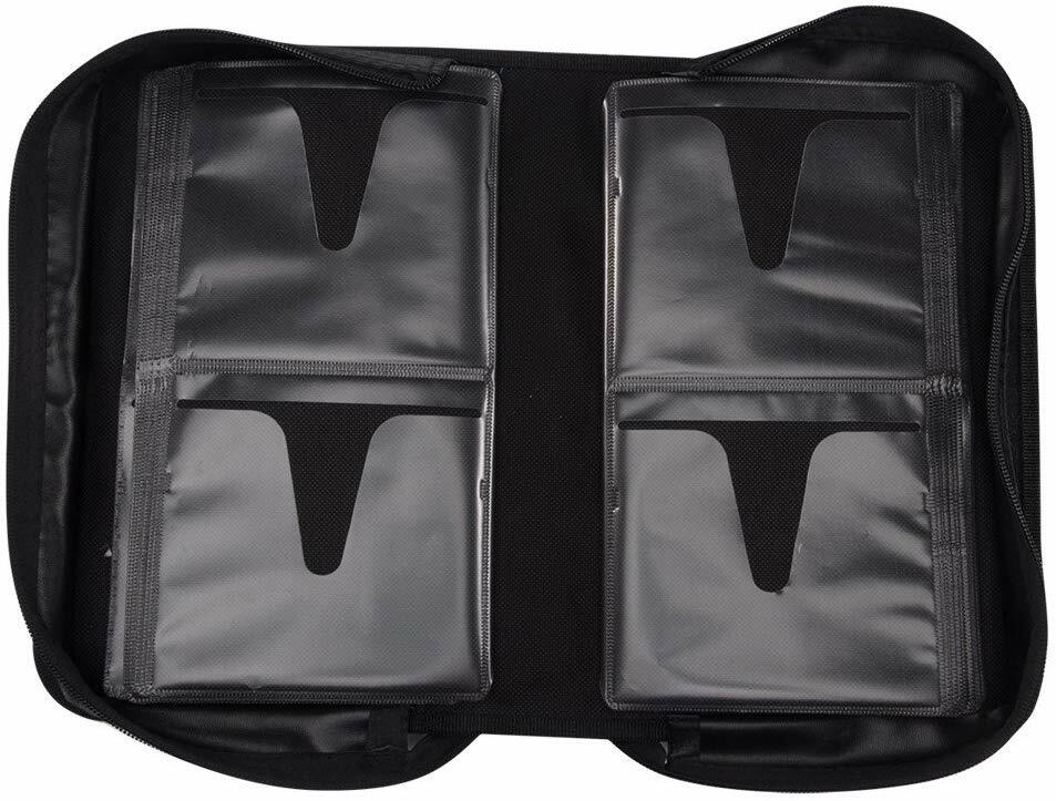 CD DVD Carry Case Disc Storage Holder CD Sleeve Wallet Holds 40 80 128 ...