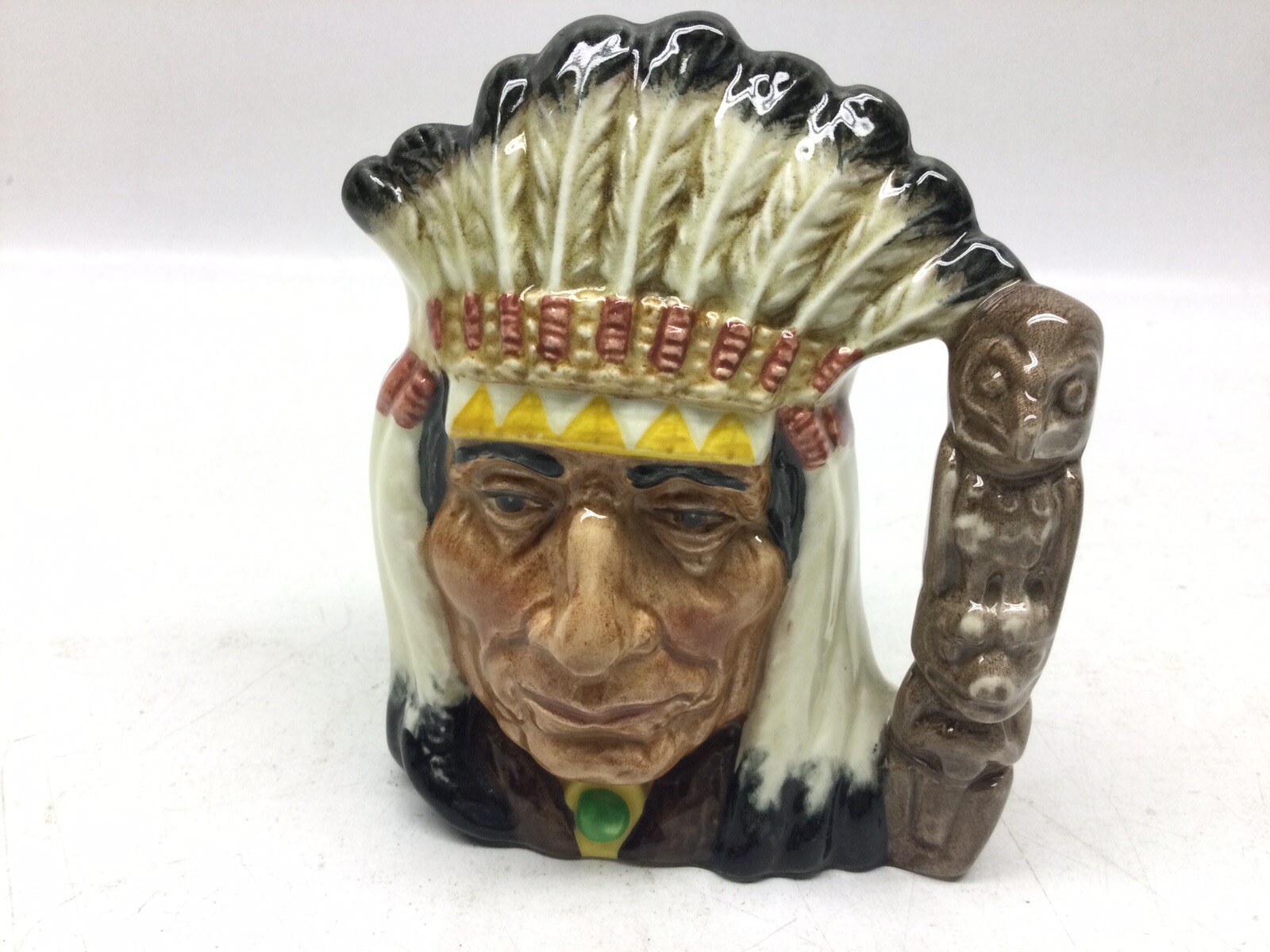 Royal Doulton North American Indian Toby Mug 4 1/4” D6614 | eBay