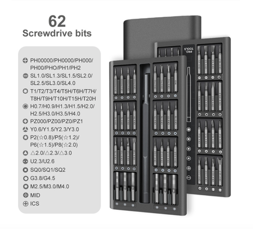 Rc Screwdriver Tool 62pcs Bits for Traxxas Rustler Stampede X-Maxx ...
