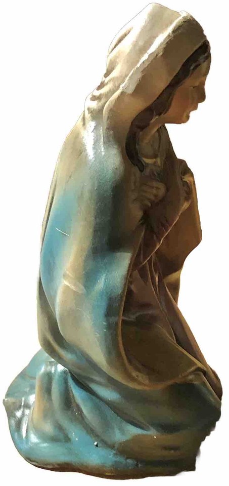 VINTAGE NATIVITY MARY FIGURINE 6.5” Tall - PAPER MACHE JAPAN | eBay