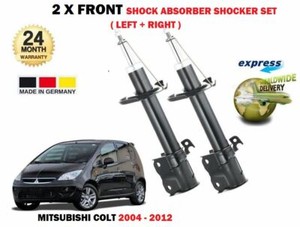 FOR MITSUBISHI COLT 1.1 1.3 1.5 DiD 2004-2012 FRONT LEFT + RIGHT SHOCK ...