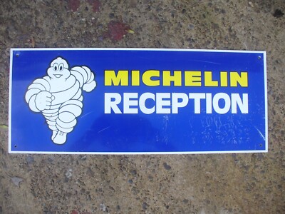 michelin sign ,original vintage michelin sign not enamel sign WORLDWIDE ...