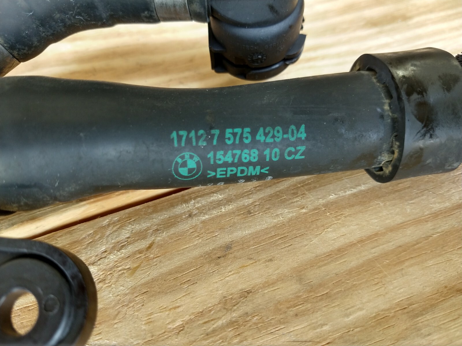 BMW COOLANT PIPE HOSE & RETURN LINE AUXILIARY HEATER F01 F02 ...