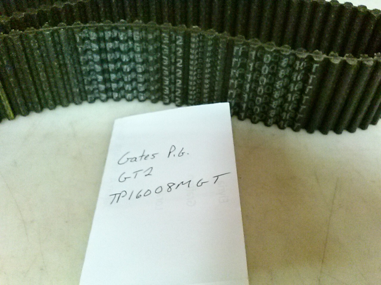 Gates PowerGrip GT TP1600-8M-50 industrial timing belt, made U.K ...