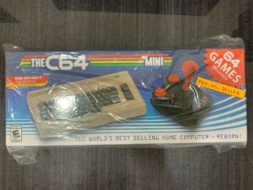 The C64 Mini Retro Console-Includes 64 Built-in Games & Joystick USA ...