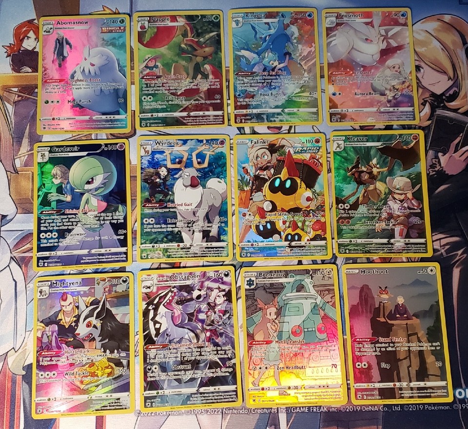 Pokemon TCG Cards Lot Complete 12 Card Set Trainer Gallery Astral ...