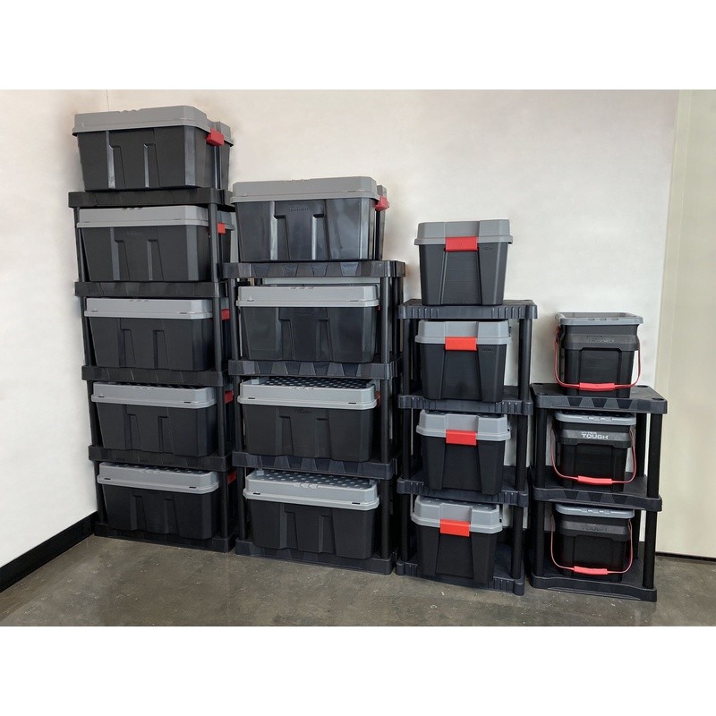 5 Gallon Heavy Duty Plastic Material Bucket Tote Impact Resistant ...