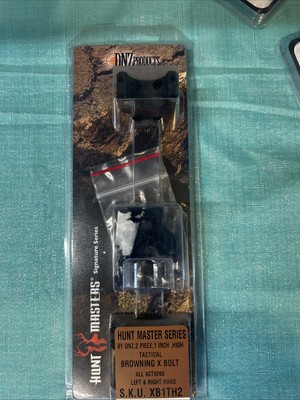 DNZ XB1TH2 HUNT MASTERS SCOPE MOUNT/RING HIGH BROWNING X-BOLT 1" TUBE ...
