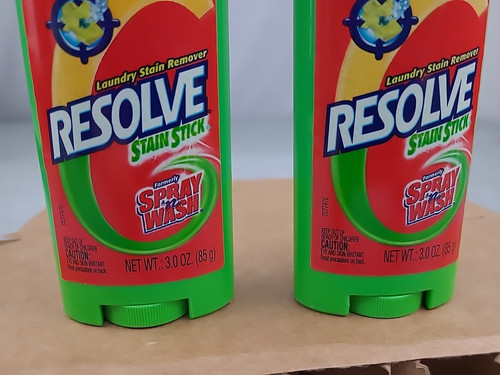2x NEW Spray n Wash Stain Stick Laundry Pre-Treater Spot Remover 3 oz ...