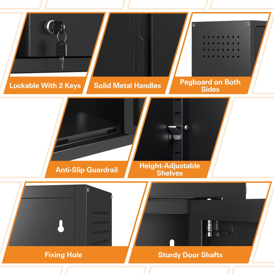 Wall Mounted Metal Storage Cabinet Garage Wall Cabinet Kitchen Cabinet ...