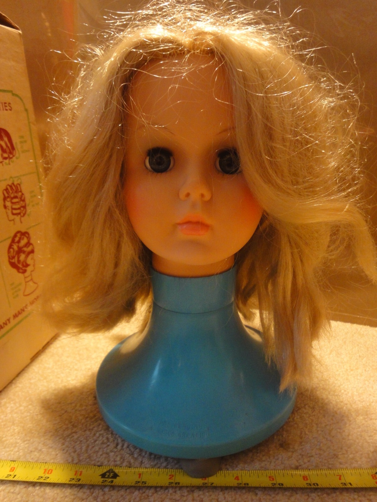 Vintage Nasco, Claudette Blond Hairstyling Mannequin doll kit, set. | eBay