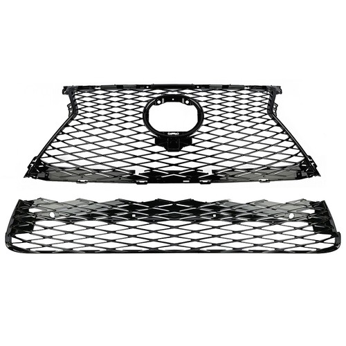 For Lexus NX200t NX300h 2015-2017 Front Upper + Lower Grille 5210278050 ...